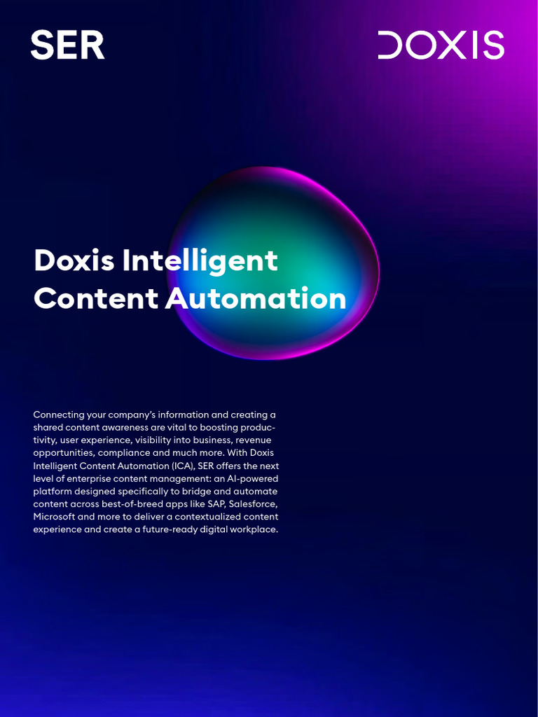 SER Doxis Ica Flyer en | PDF