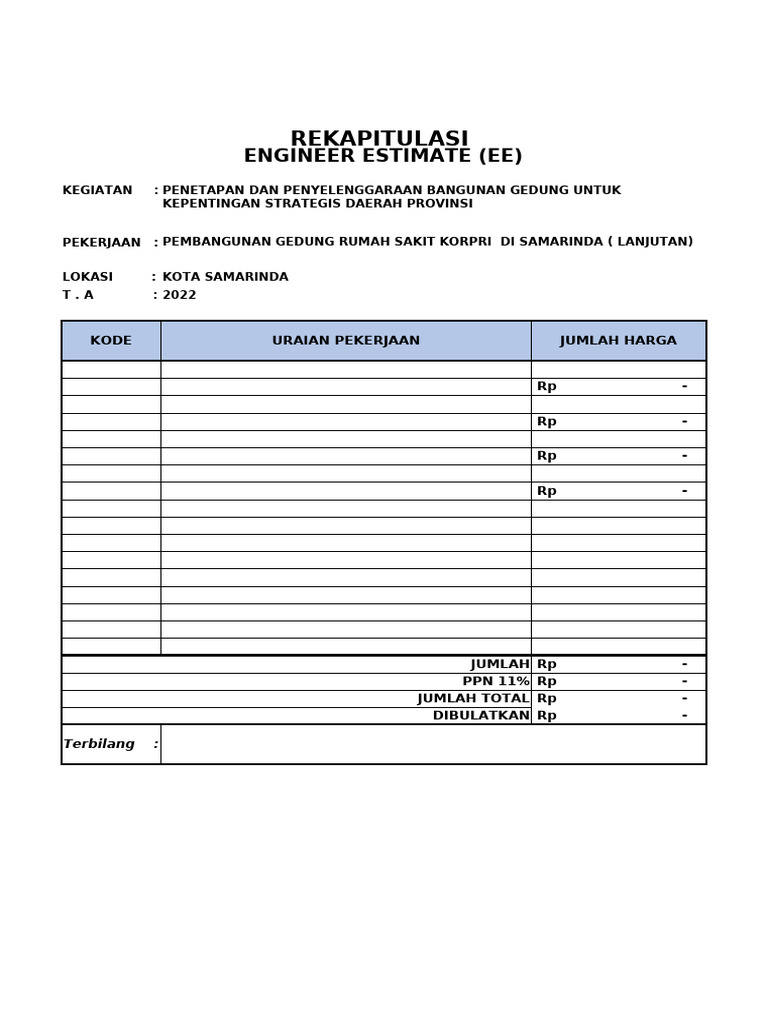 Evaluasi Progres RS Korpri 2023 | PDF