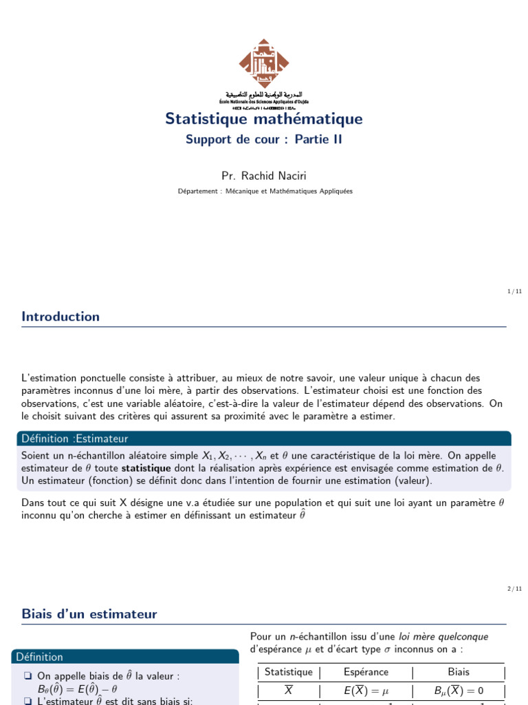 Stat Inf CH 2 | PDF