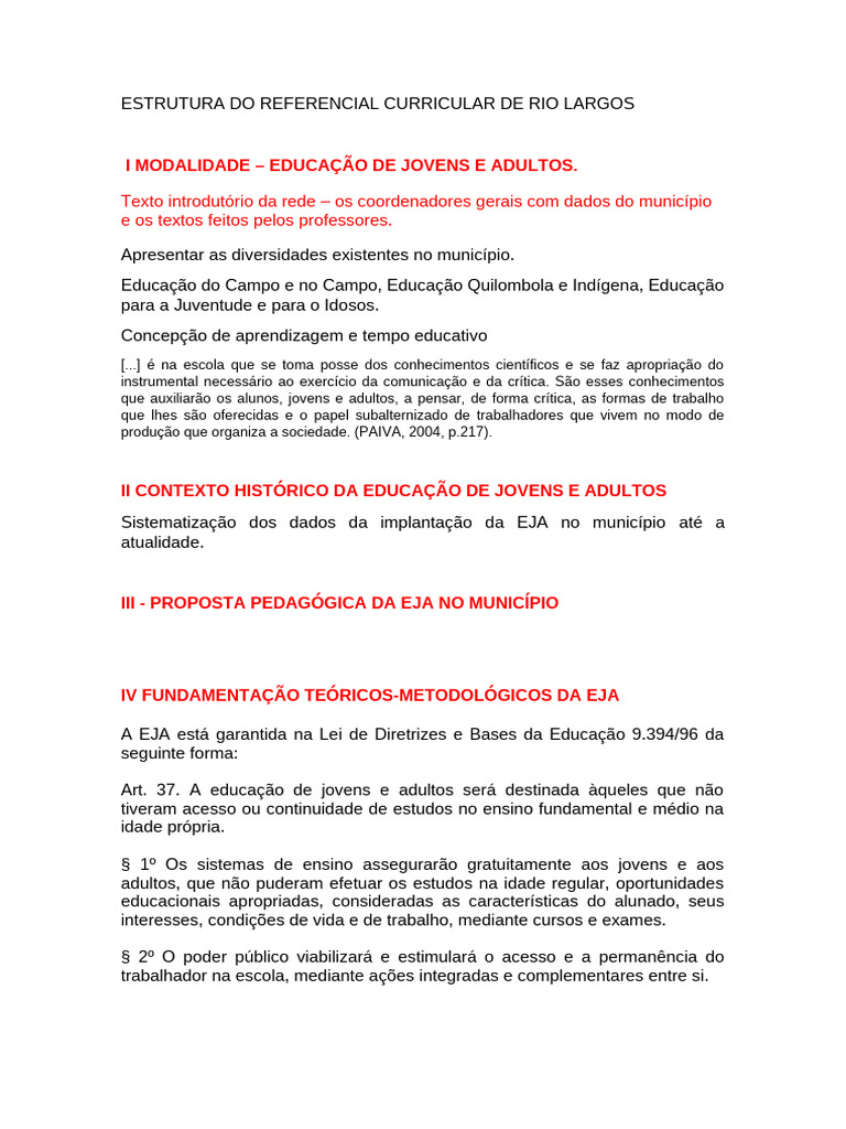 Organizador Curricular Doc Cris | PDF