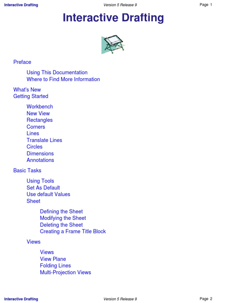 Interactive Drafting Por Diego | PDF | Technical Drawing | 2 D Computer Graphics