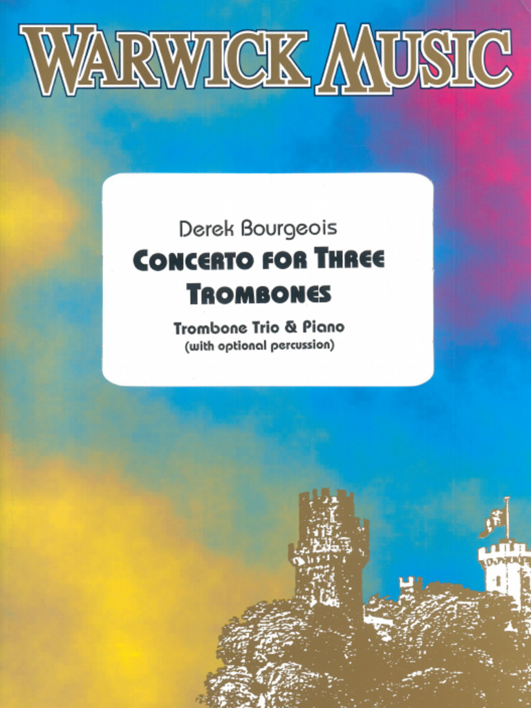 Derek Bourgeois - Concerto para 3 Trombones | PDF