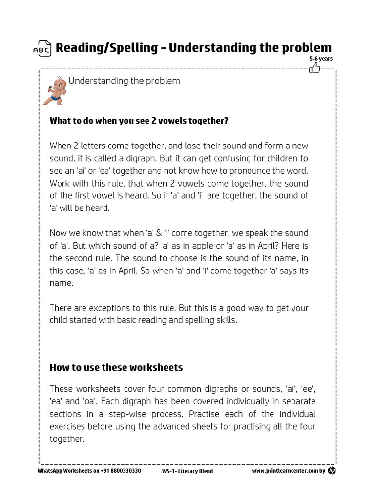 Resolve Vowels Confusion 5 To 6 Yrs | PDF