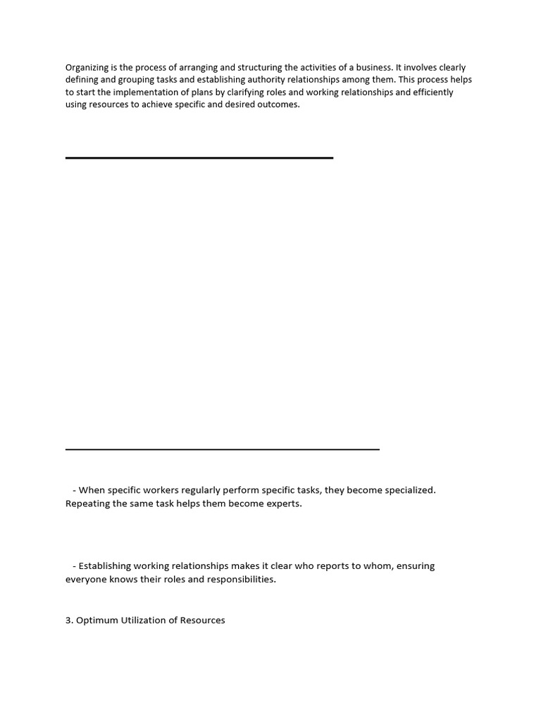 BSR Organising | PDF