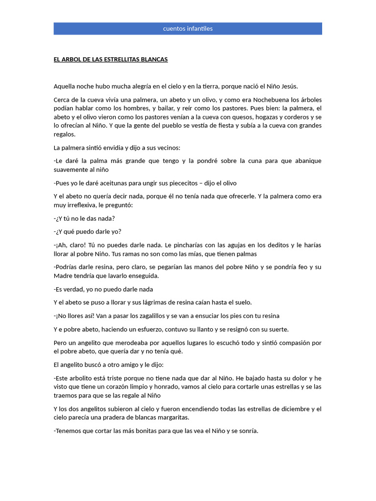 Cuentos para Niños | PDF