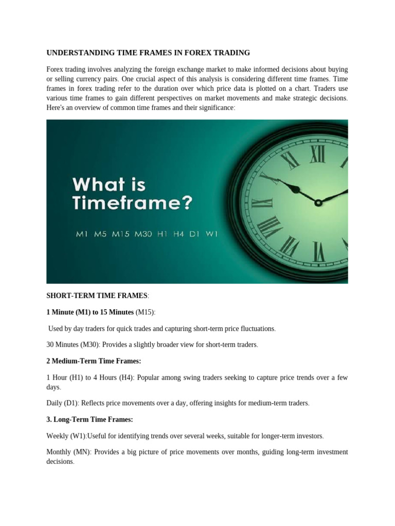 Time Frame Trading | PDF