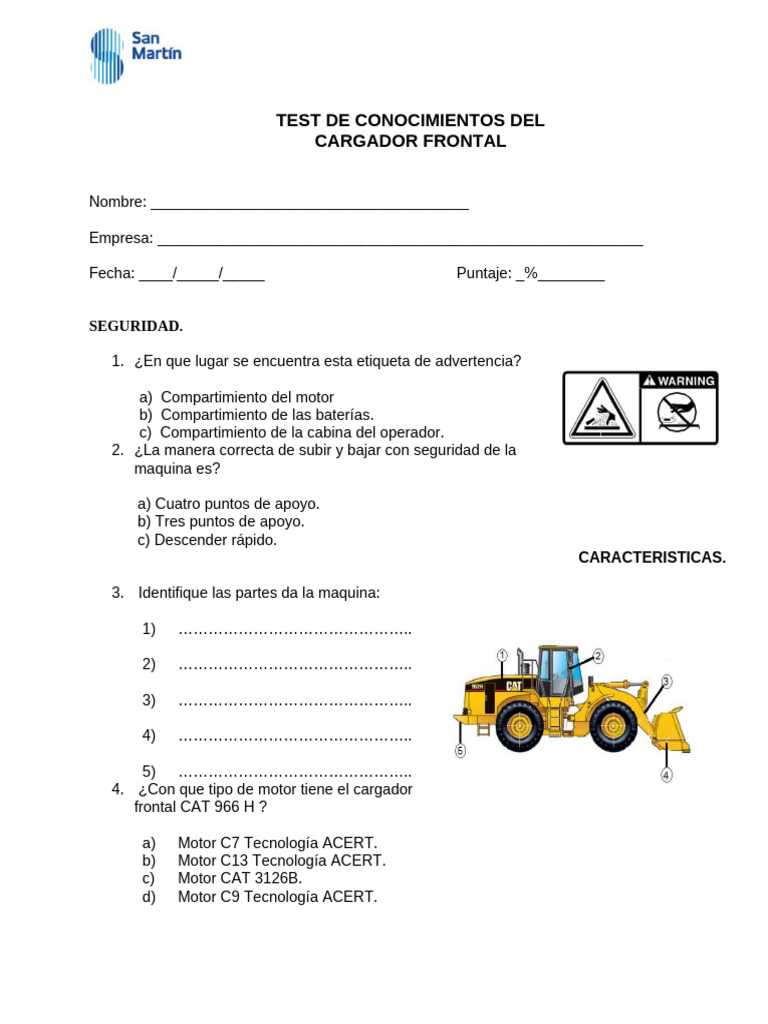 02 Examen Cargador F | PDF