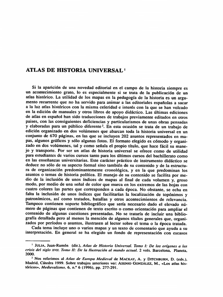 Atlas de Historia Universal | PDF