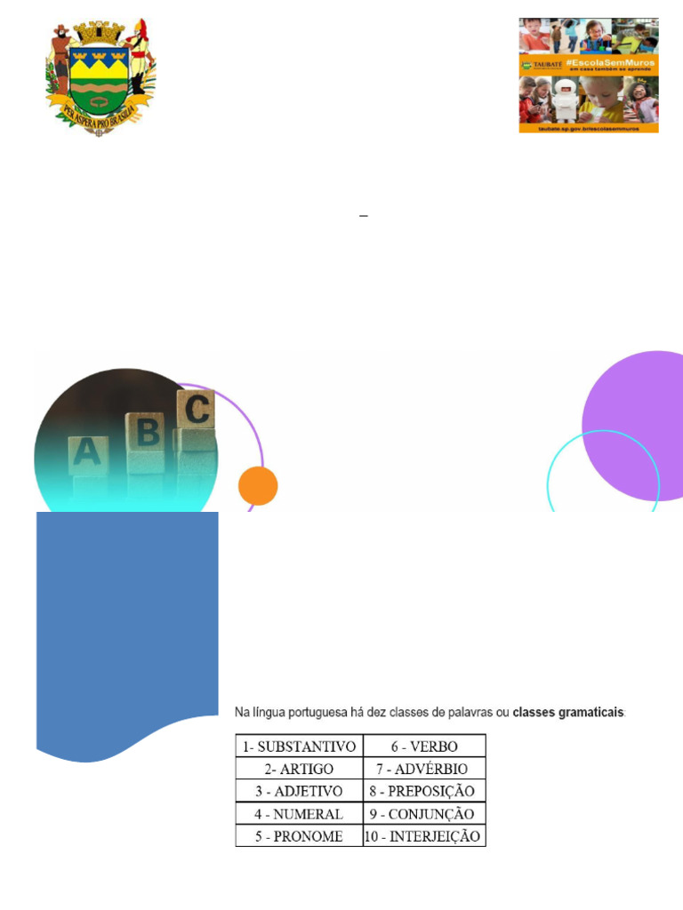 2 M PORTUGUèS Ativ. 5 Classes Gramaticais | PDF