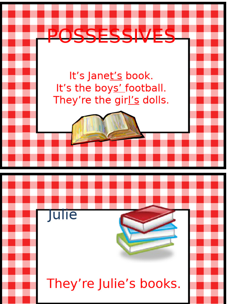 Possessive Case Fun Activities Games Grammar Drills 21947 | PDF