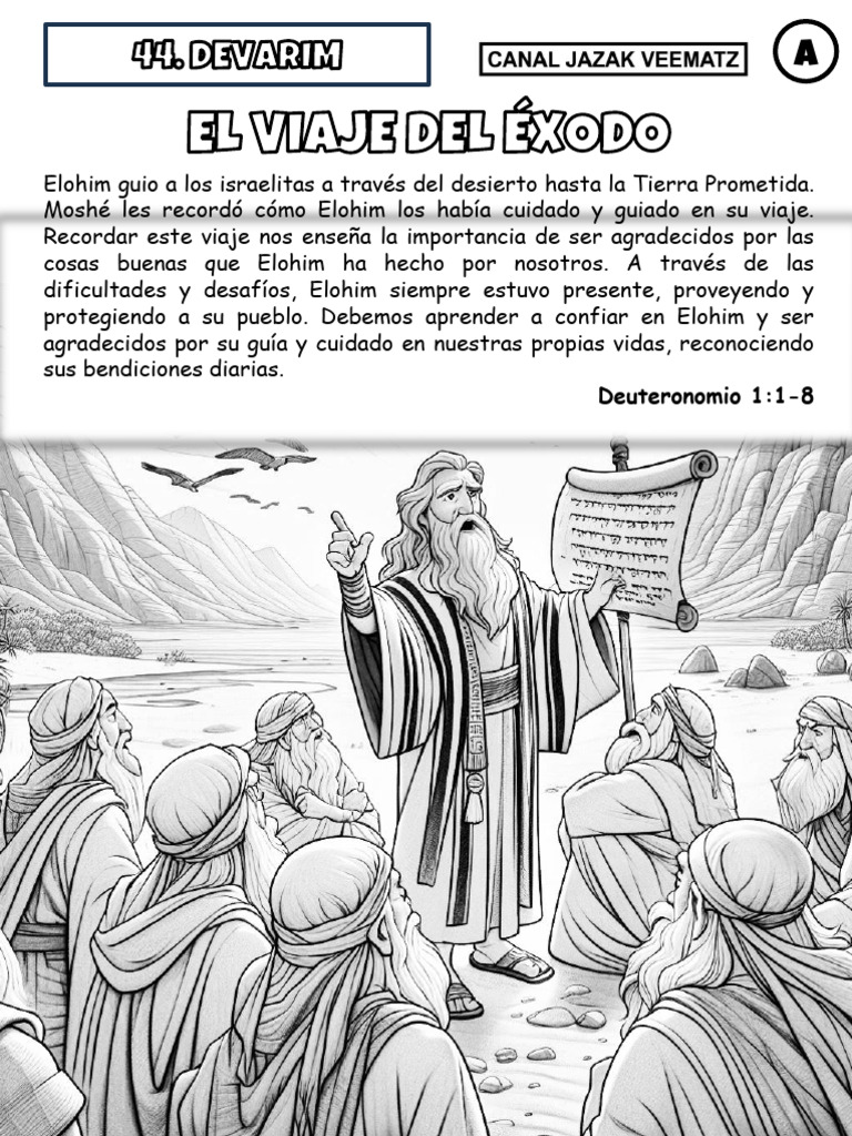 44 Parasha Devarim para Niñospdf | PDF