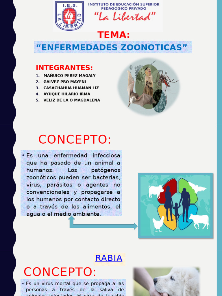 Enfermedades Zoonóticas y Prevención | PDF | Infección | Salud y bienestar