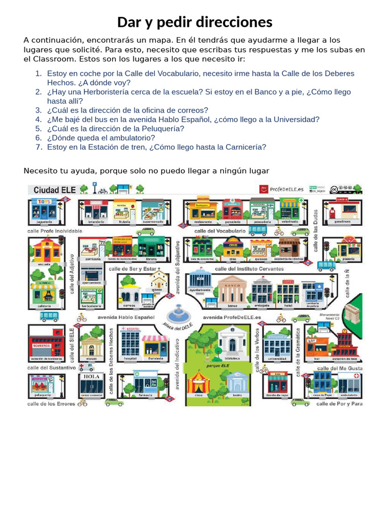 Actividad 6 - Direcciones | PDF