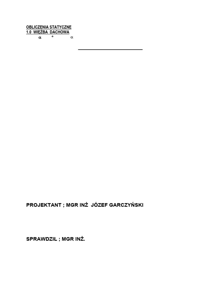 5 Obliczenia Statyczne 3 1 1609414727 | PDF