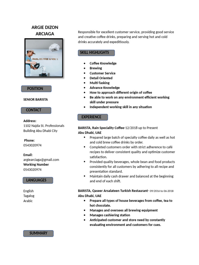 Argie Dizon Arciaga | PDF