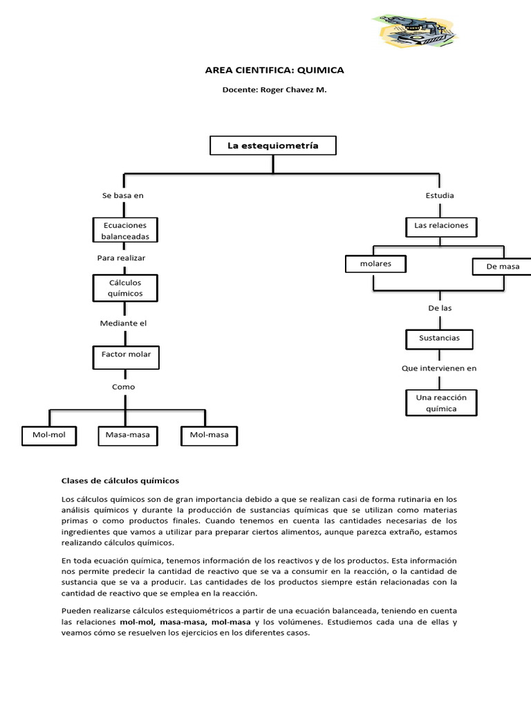 Guia Estequiometría Pdf