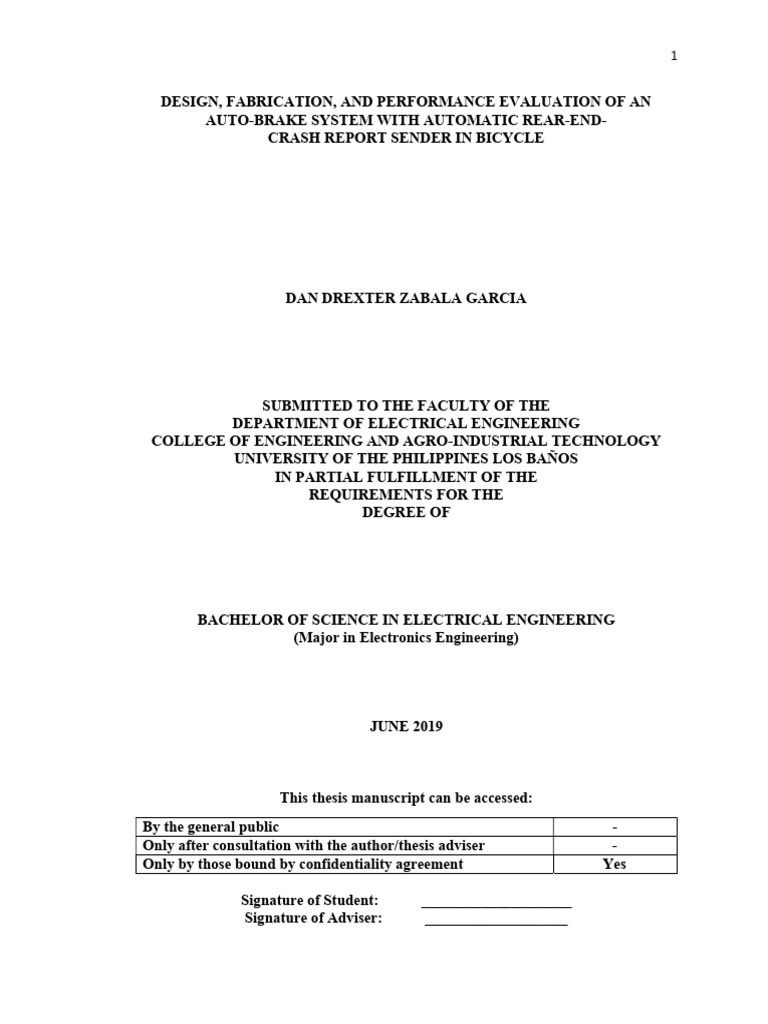 Thesis Write Up 2 Pdf