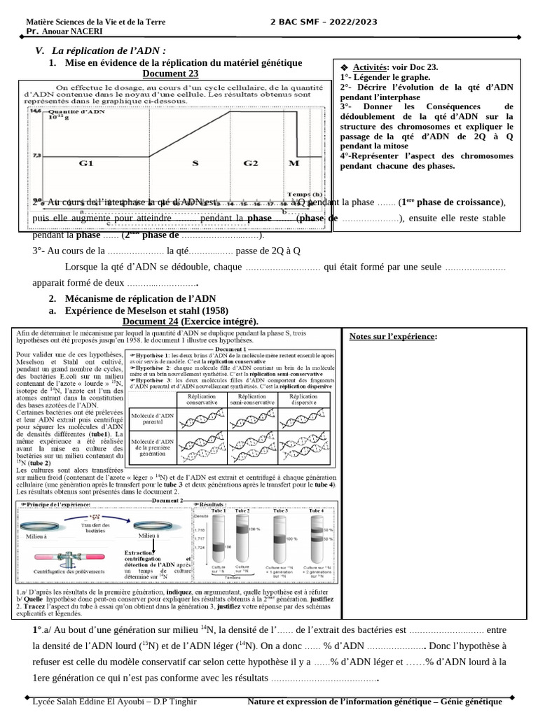 Cours 2 de la Réplication | PDF