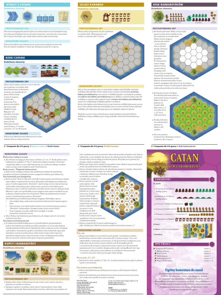 4 Catan Kupcy I Barbarzyncy 5-6 | PDF