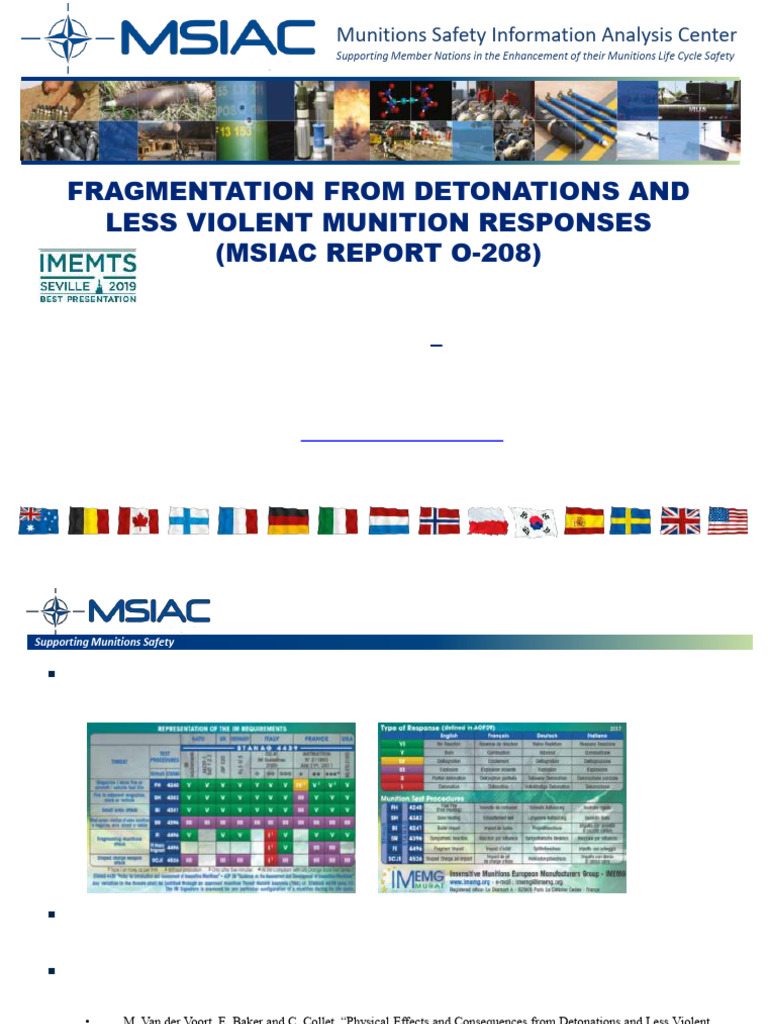 Vignette Best Presentation Fragmentation From Detonations and Less ...