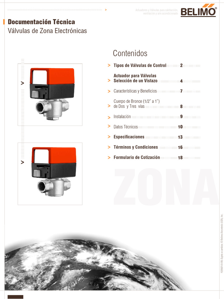 Catálogo Válvulas Belimo | PDF