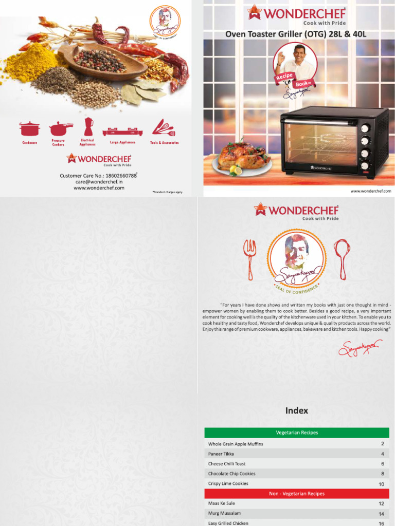 OTG 28L 40L Recipe Book | PDF
