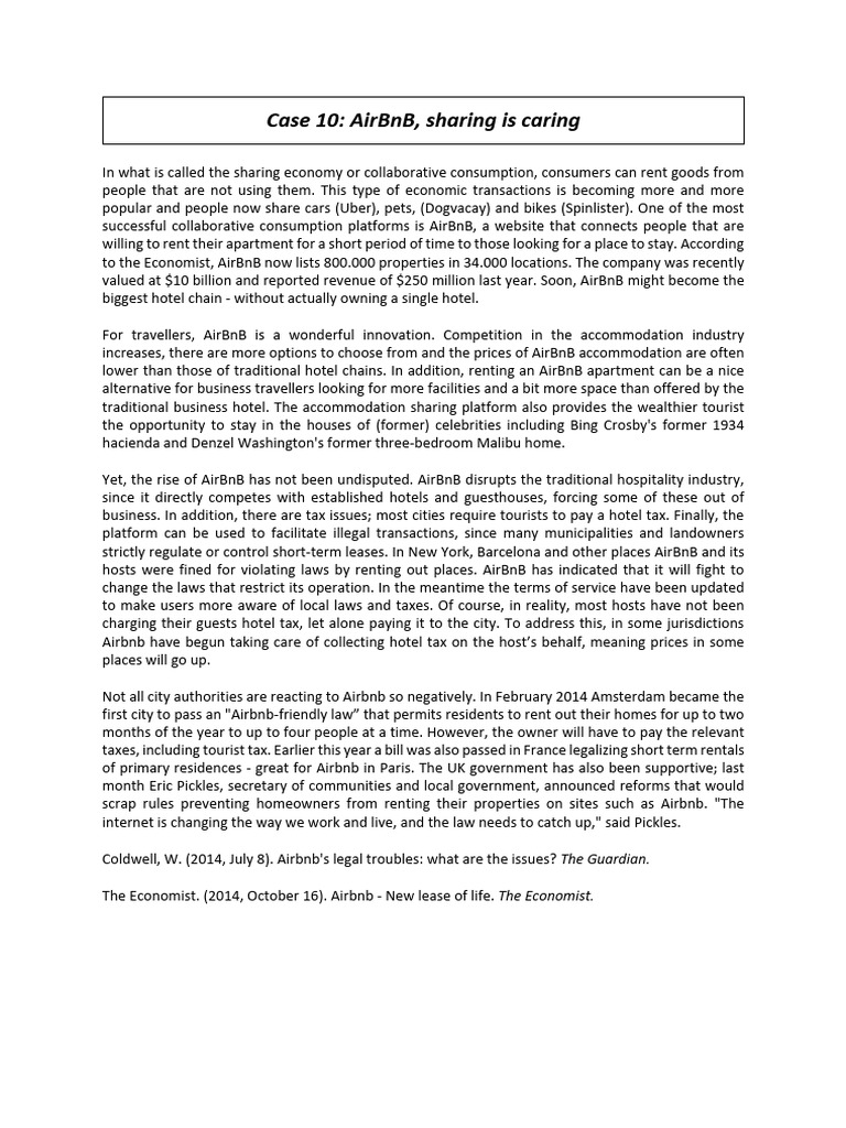 Case 10 - AirBnB | PDF