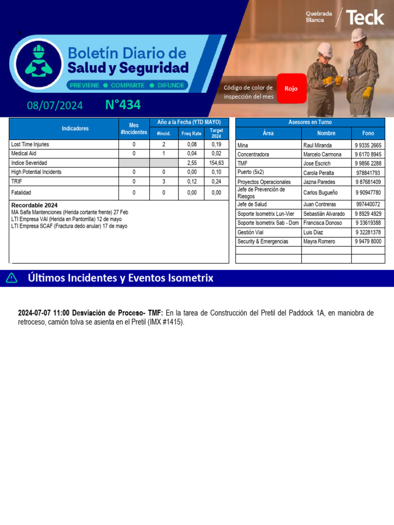 Boletín SSO 08 Julio 2024 | PDF