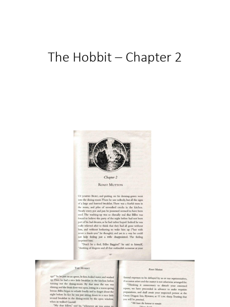 The Hobbit - Chapter 2 | PDF