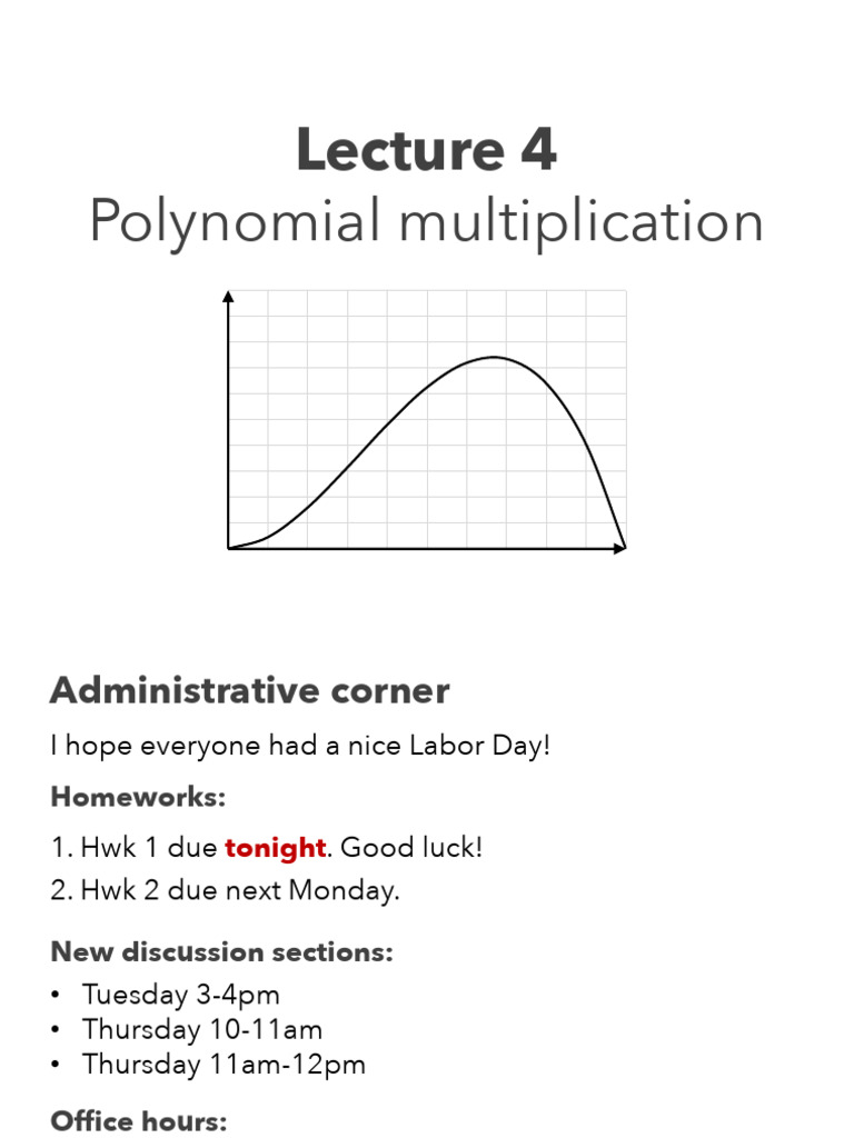 04 Polynomial-Multiplication | PDF