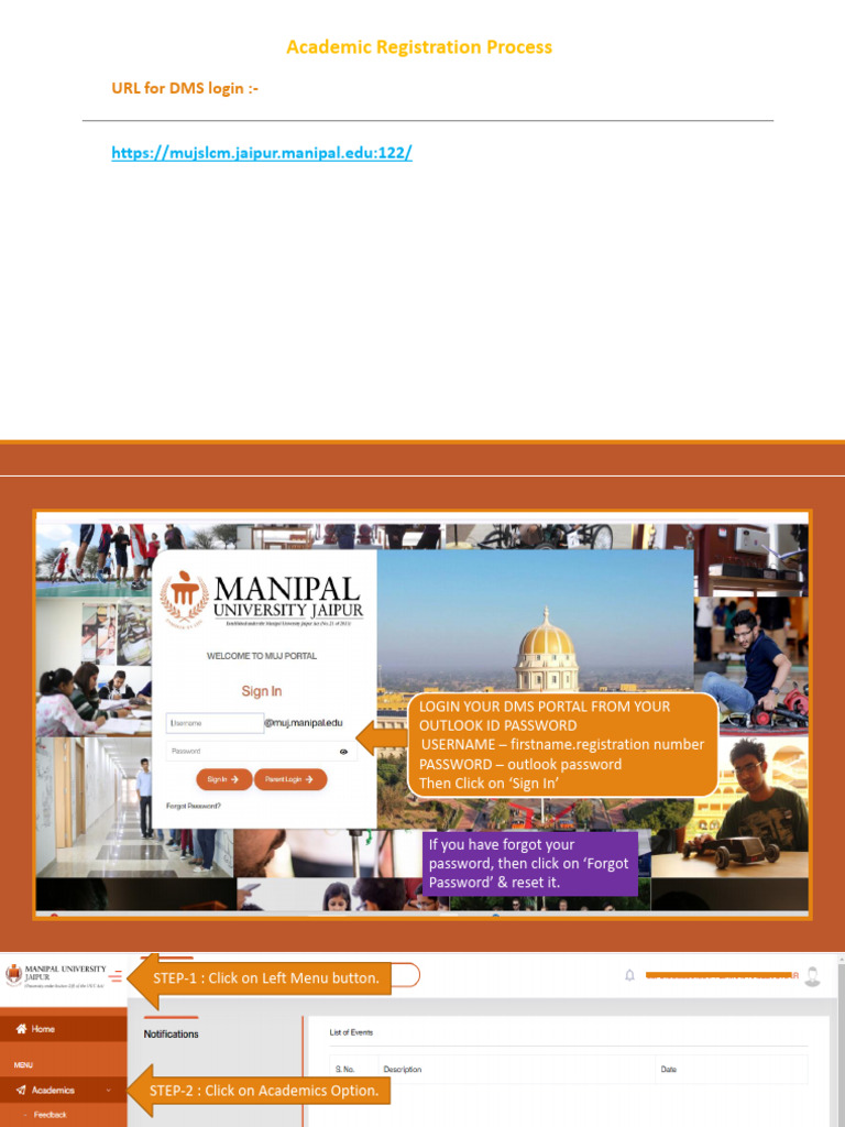 Step-By-Step Registration Process | PDF