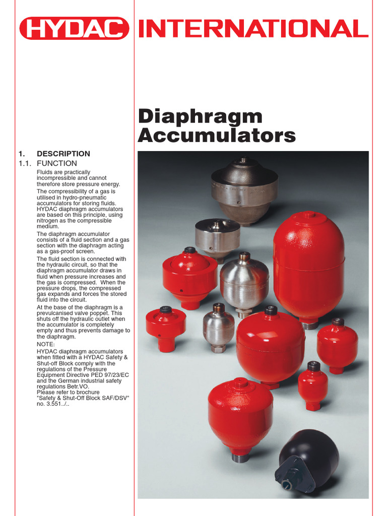 Acumulador Hydac | PDF