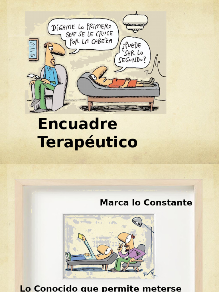 Clase 9 Encuadre Psicoanálisis | PDF