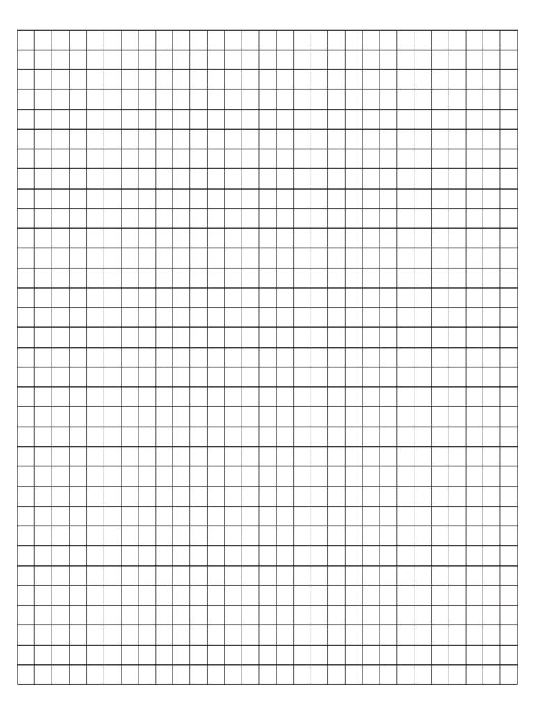 6mmx9mm Grid Letter | PDF