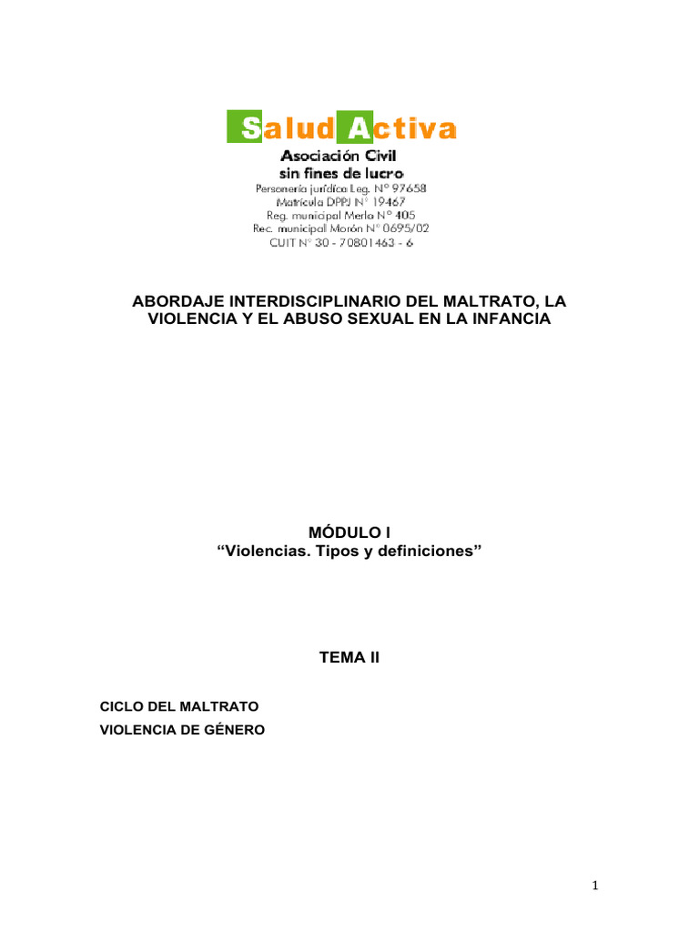 Módulo I - Tema II | PDF