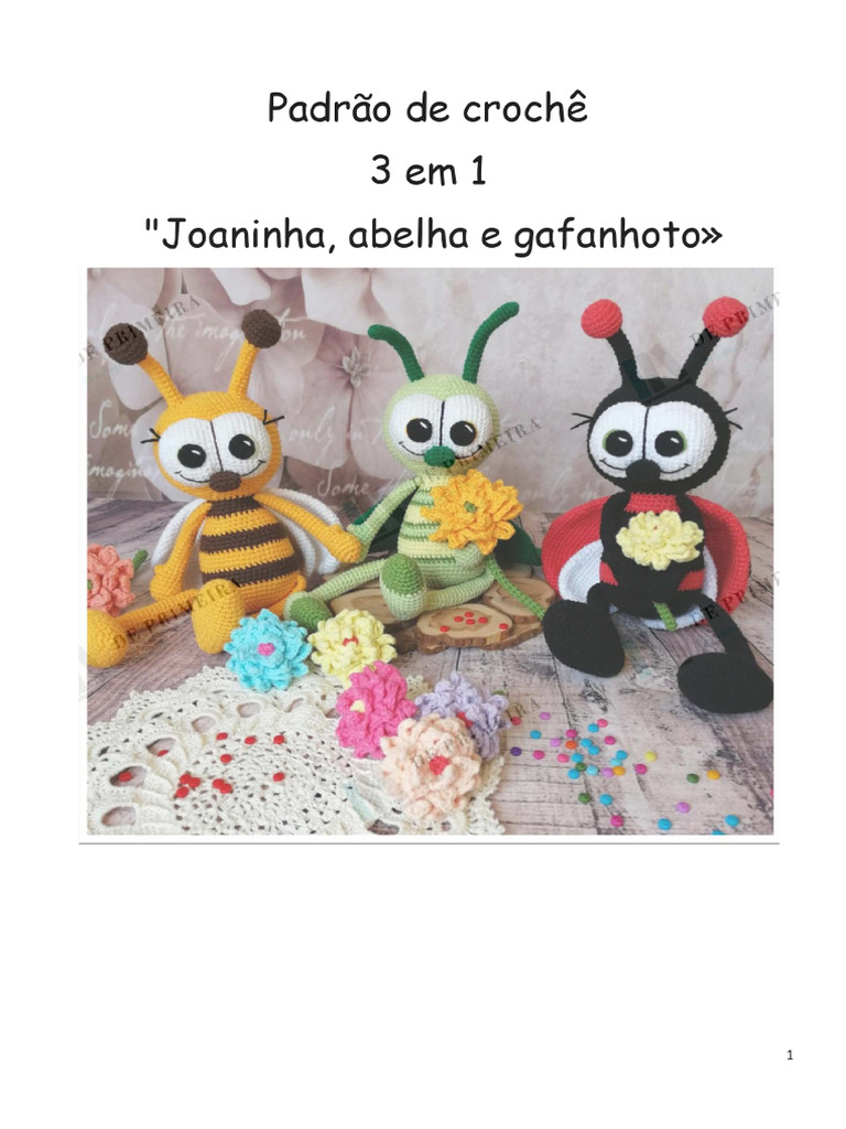 Joaninha Abelha Gafanhoto Port | PDF