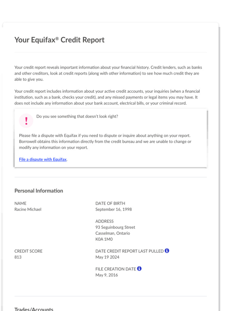 Michael Racine Borrowell | PDF