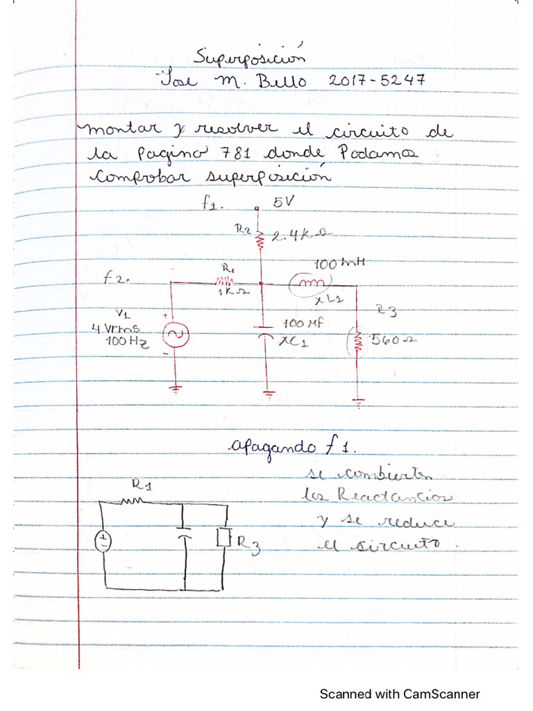 Superposicion Tarea | PDF