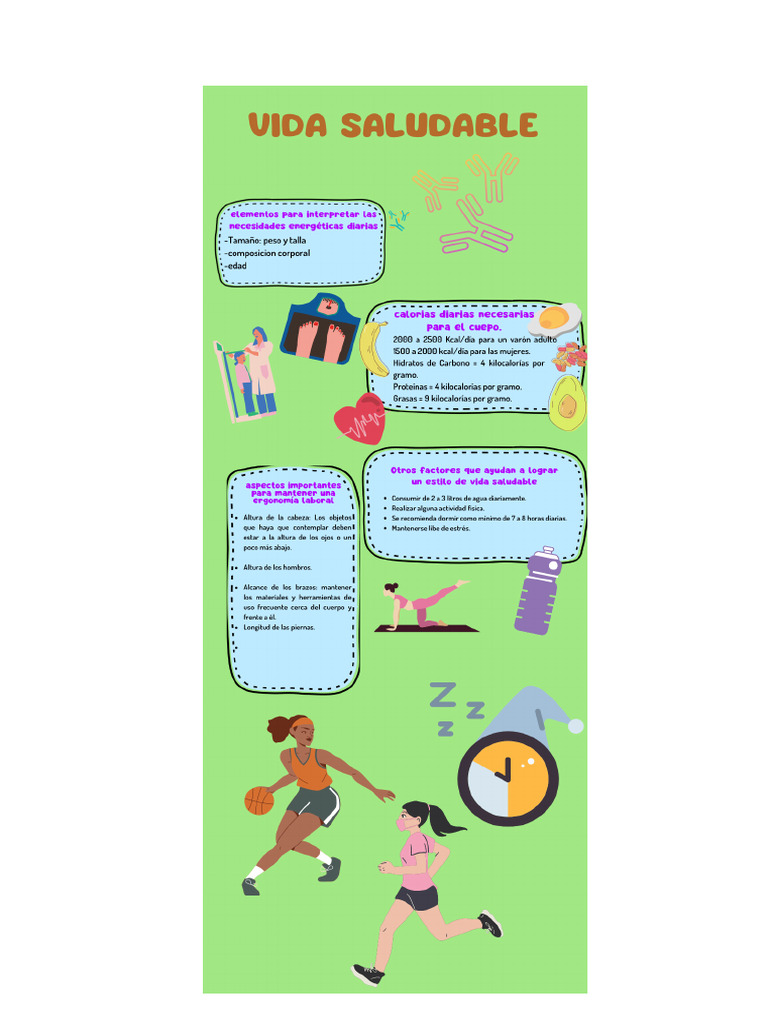 1507 Aa2 Ev01 Infografia Estilo de Vida Saludable | PDF