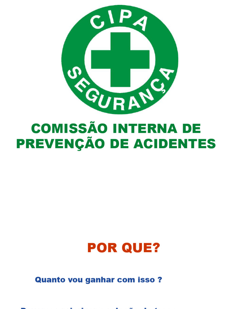 CIPA Comissão Interna de Prevenção de | PDF