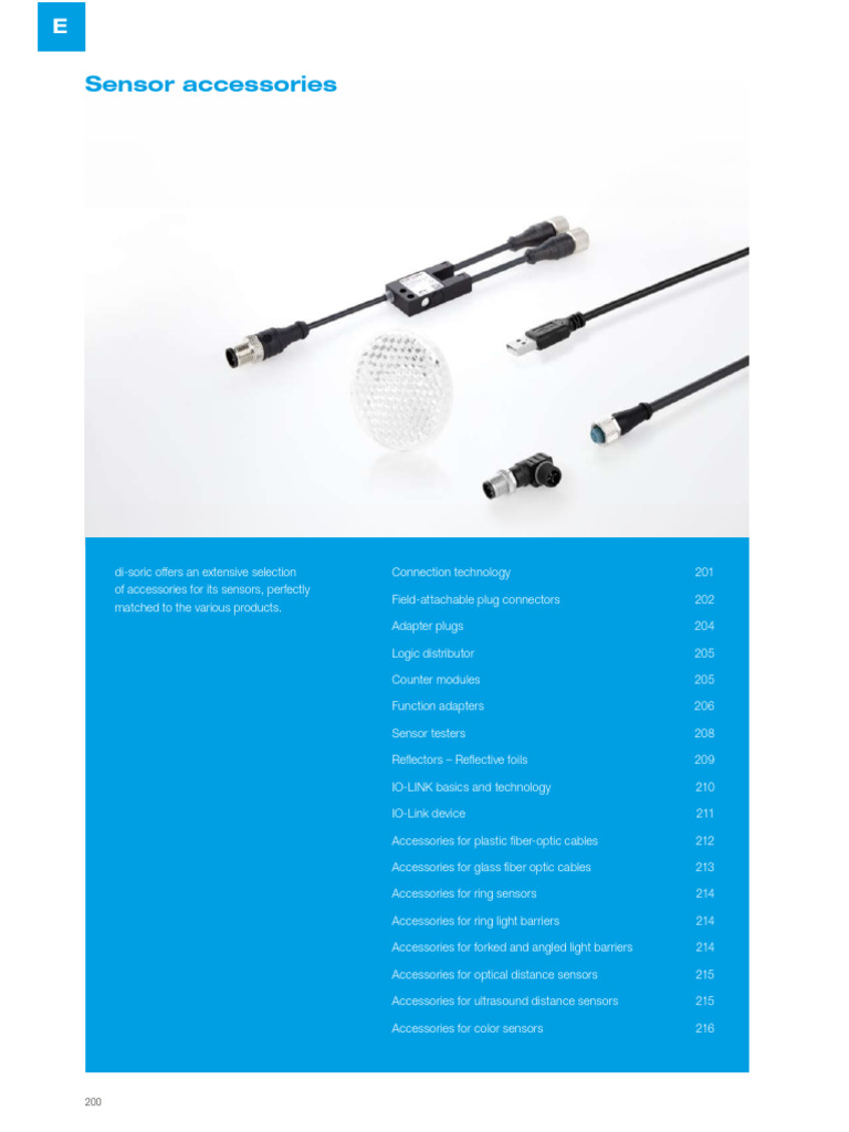 Disoric - Accesorios Sensores | PDF