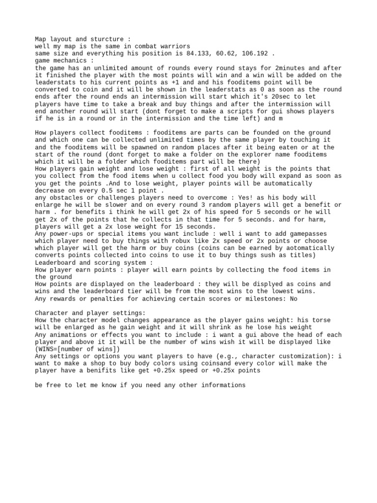 Idea For A Game | PDF
