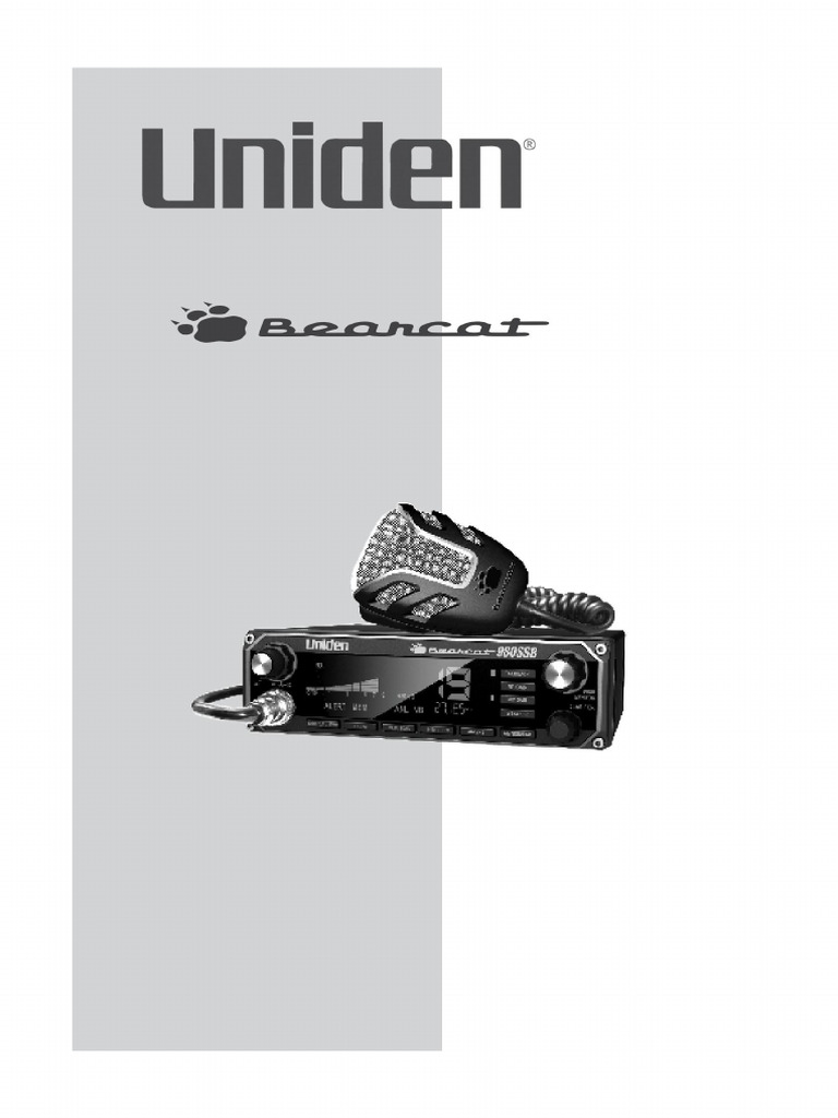 Uniden - bc980 Manual PT | PDF