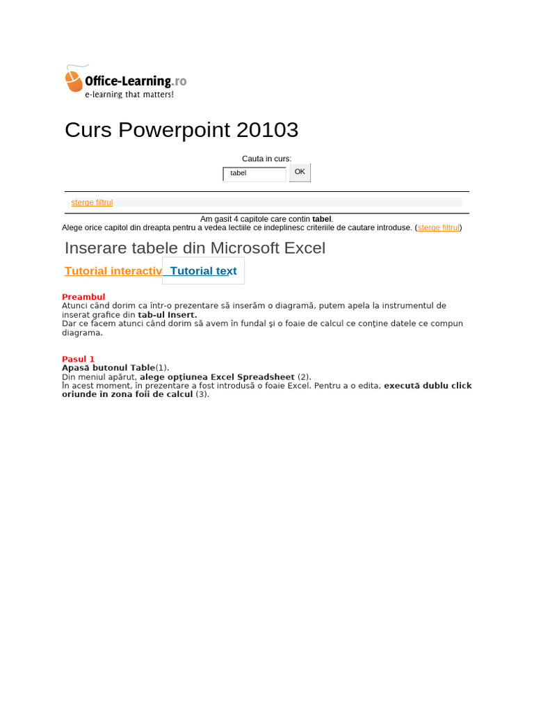 Curs Powerpoint 20103 | PDF