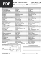 Vehicle Handover Form | PDF | Vehicles | Land Vehicles
