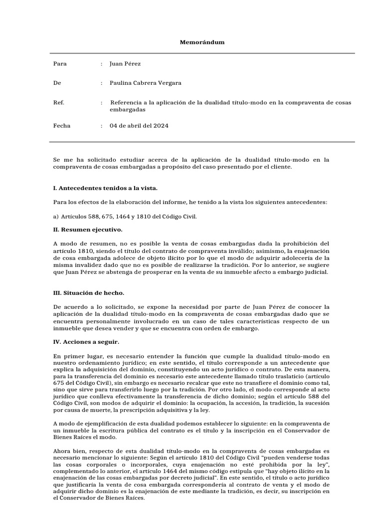 Memo 3 | PDF