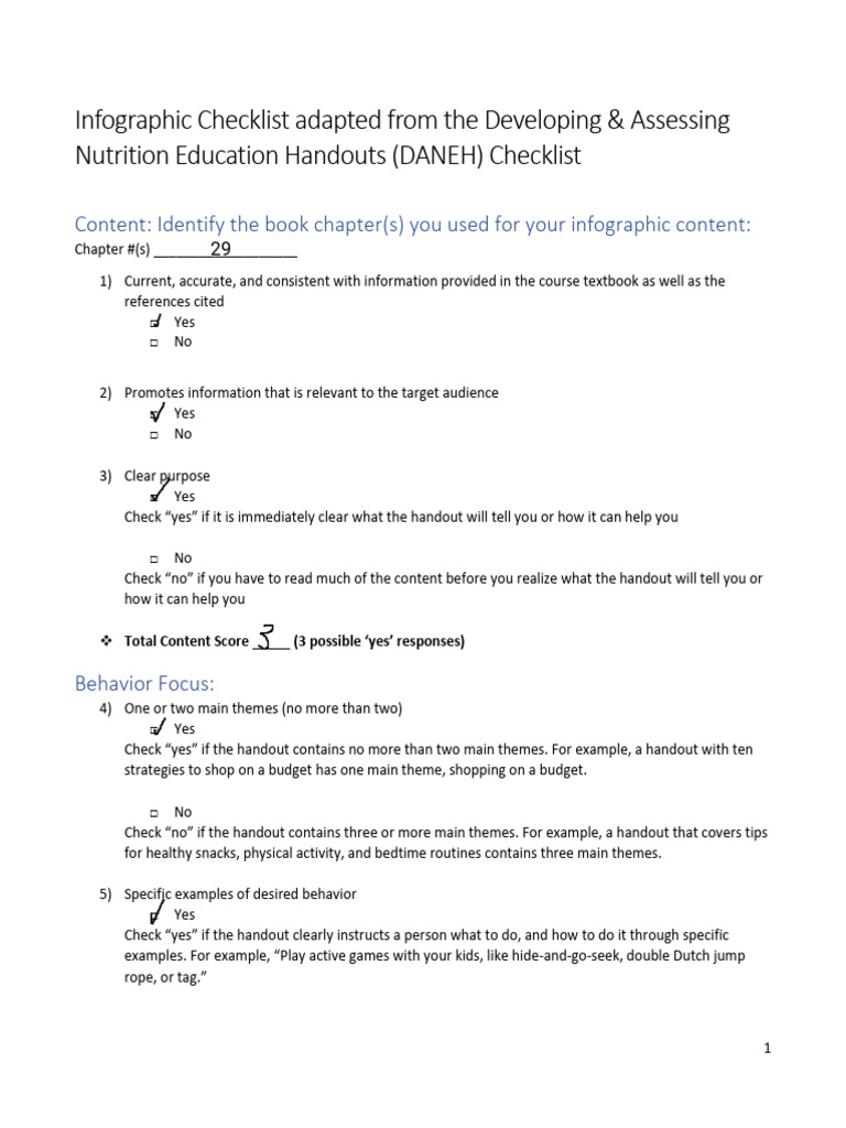 Kami Export - Infographic Content Self-evaluation Checklist-1 | PDF