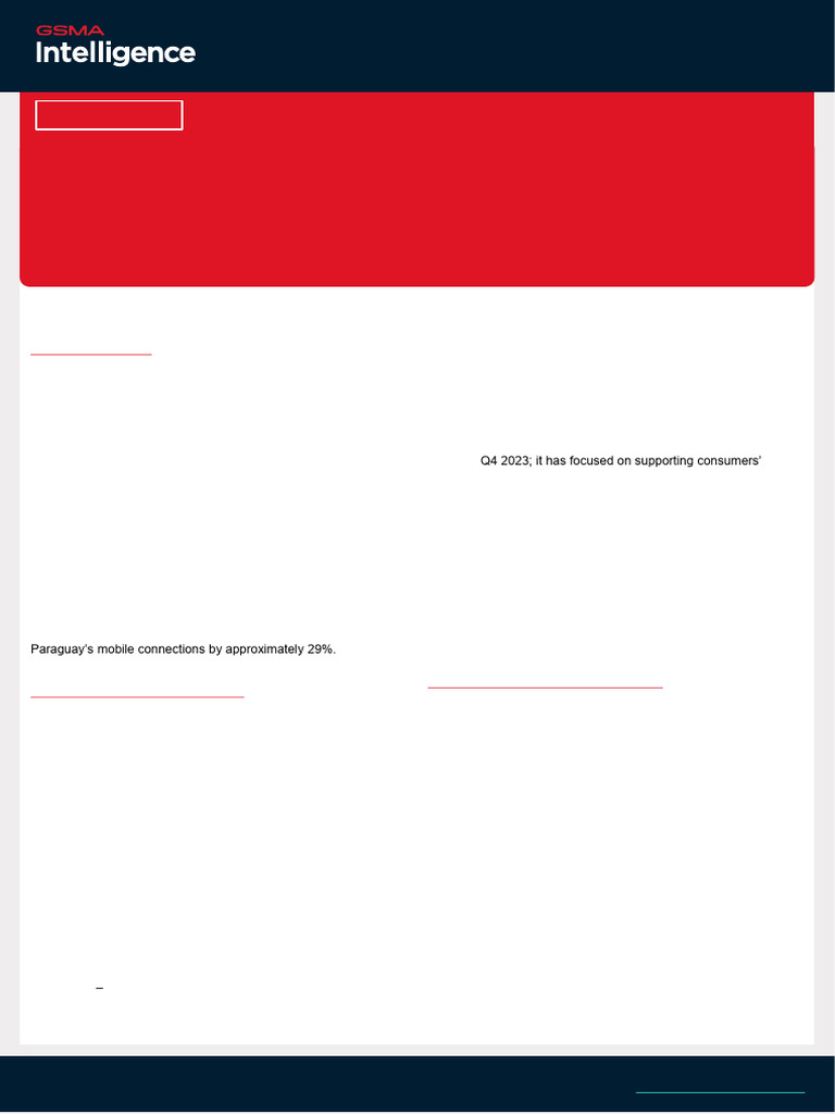 Global Mobile Forecasts, Q1 2024 Review: Capturing The Changes ...