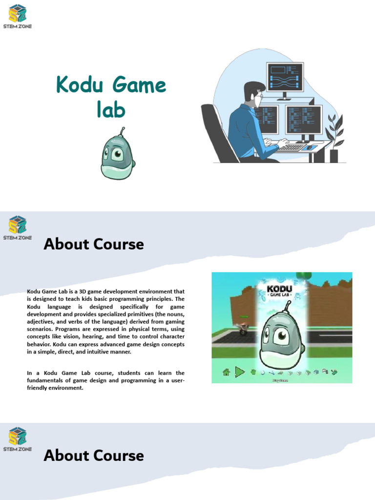 Kodu Course Stem Zone Pdf