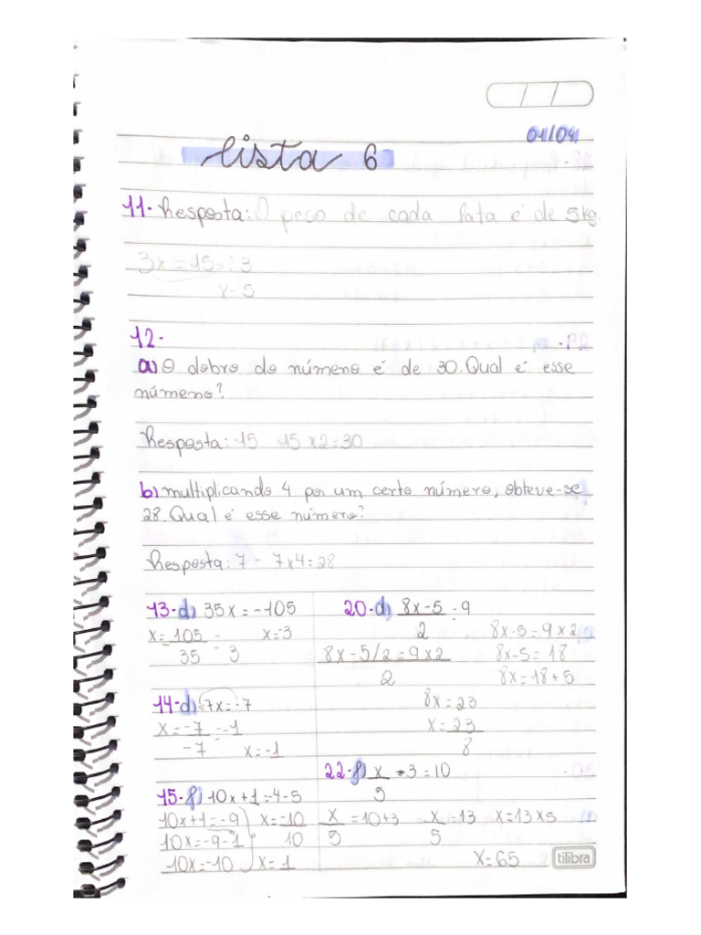 Do Númeno É de 30. Qual É Esse | PDF